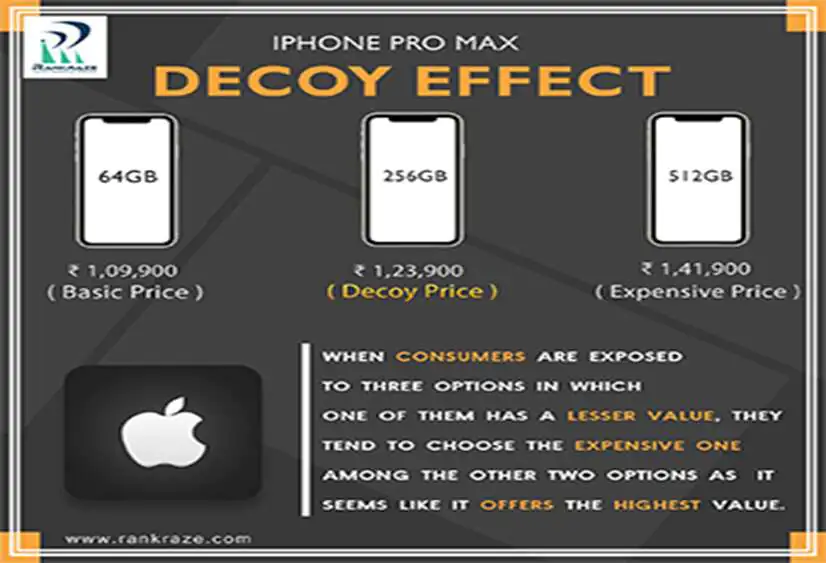 How to Increase your Sales using Decoy Effect? - Rankraze